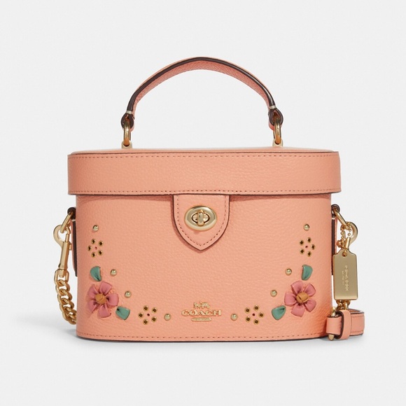 Coach | Bags | Coach Kay Crossbody With Floral Whipstitch | Poshmark